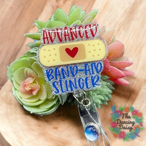 Advanced Band-aid Slinger - Badge Reel - Etsy