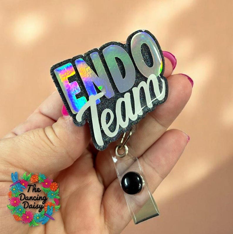 ENDO TEAM - Endocrinology Endocrine - Custom Badge Reel - Etsy