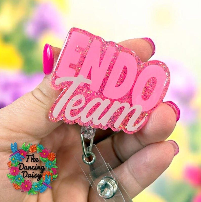 ENDO TEAM - Endocrinology Endocrine - Custom Badge Reel - Etsy