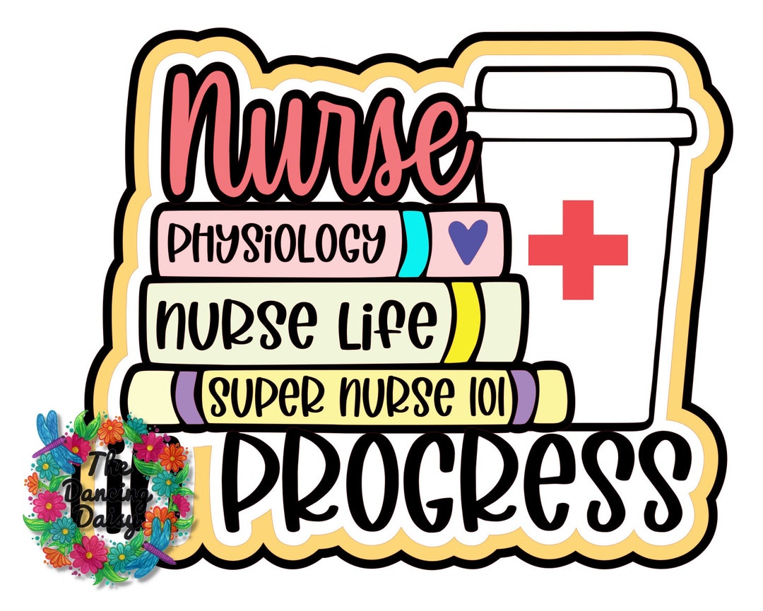 SVG DIGITAL FILE - Nurse in Progress / Student Nurse - Etsy