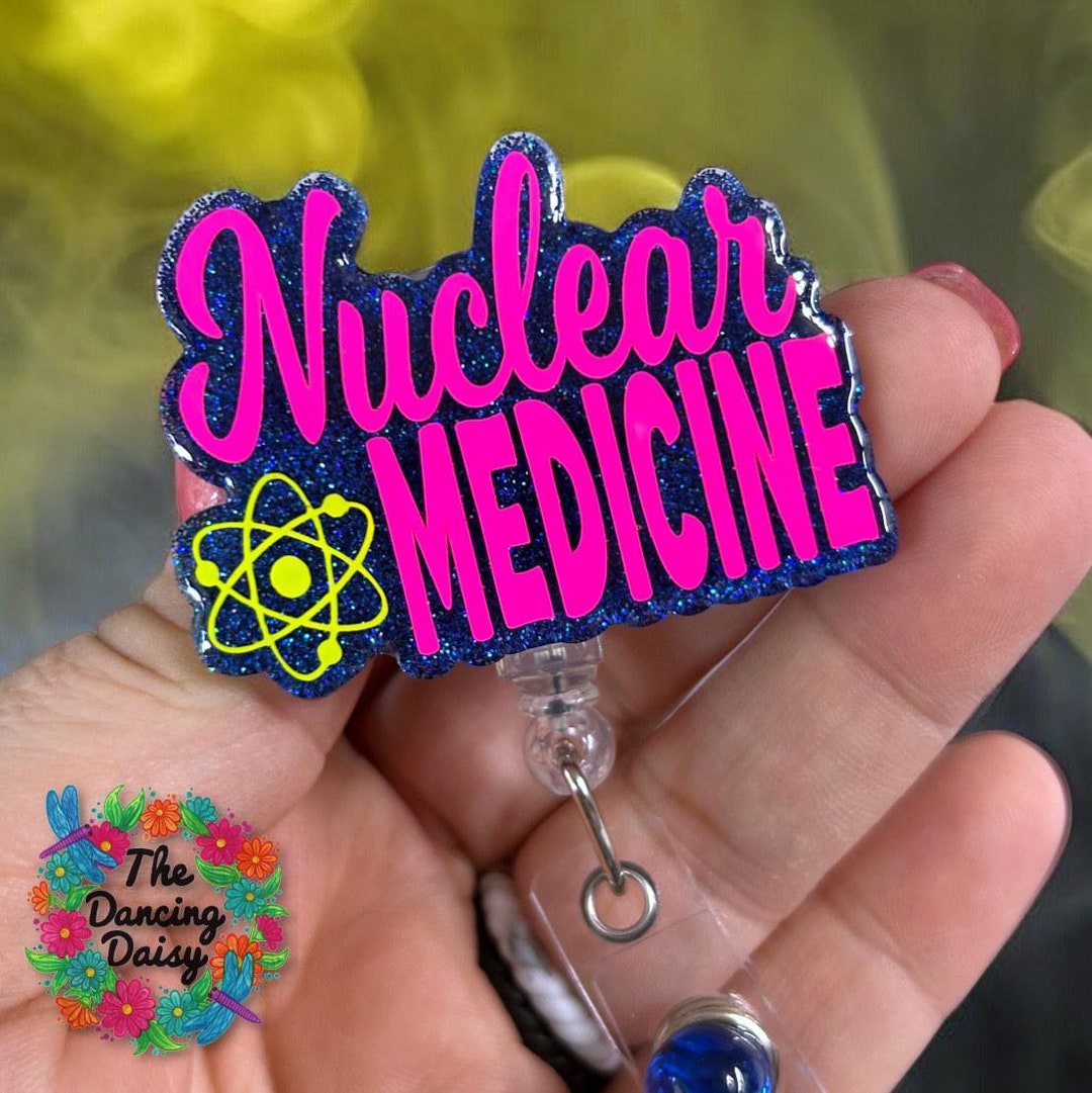 NUCLEAR MEDICINE- Custom Badge Reel - Etsy