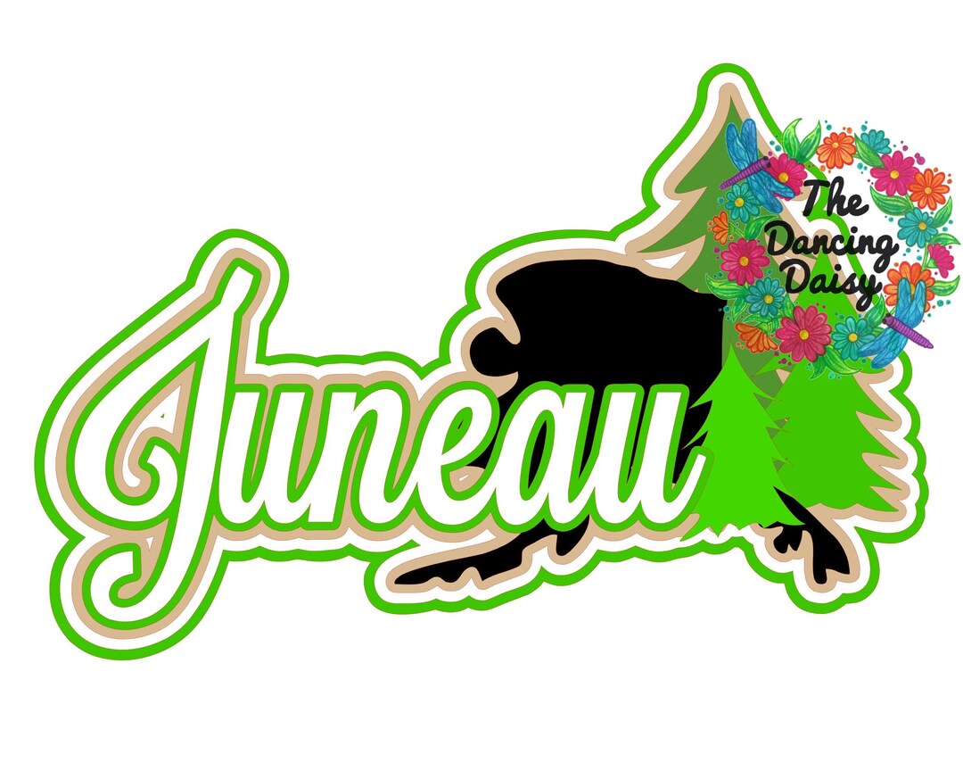 SVG DIGITAL FILE - Juneau Alaska ; Alaskan Cruise Die Cut - Etsy