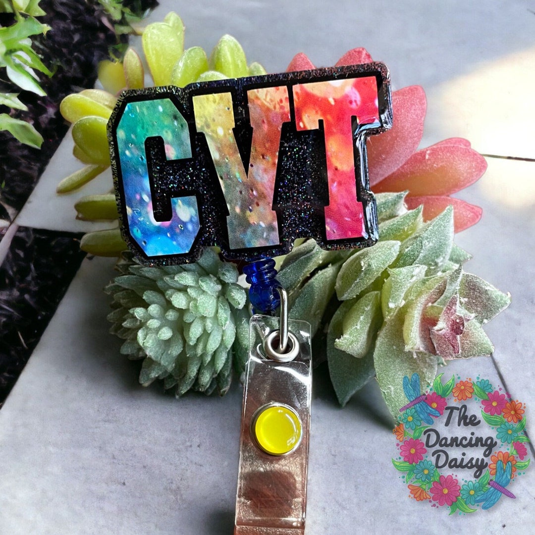 CVT Acronym Abbreviation / Initial Badge Reel - Etsy