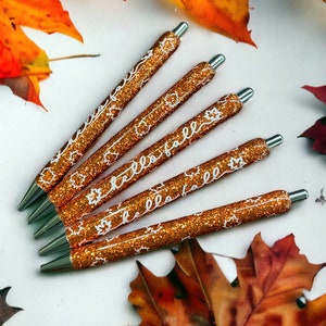 HELLO FALL Your Choice of Style Refillable Epoxy Pen - Etsy