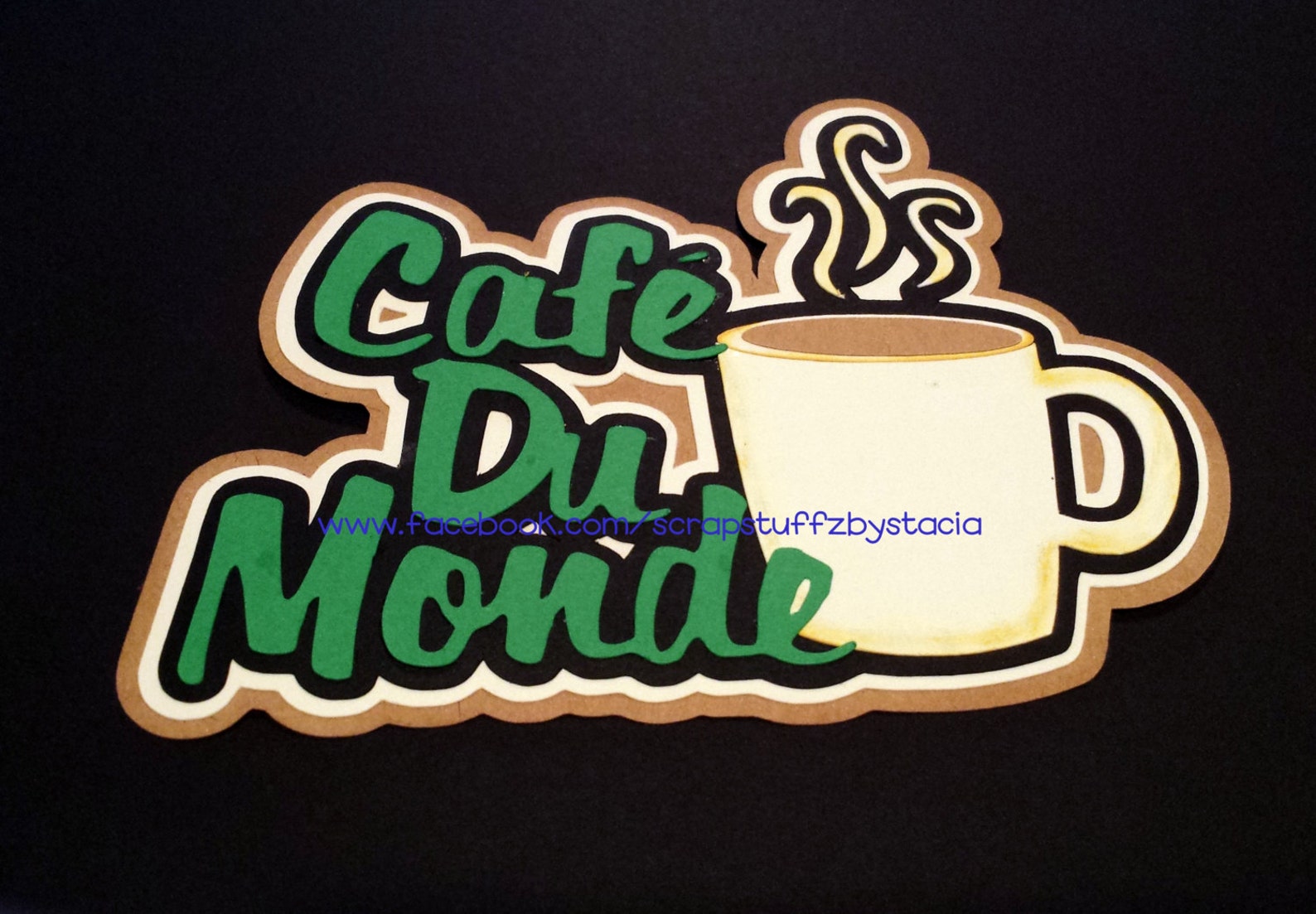 SVG DIGITAL FILE - New Orleans Cafe Du Monde Die Cut - Etsy