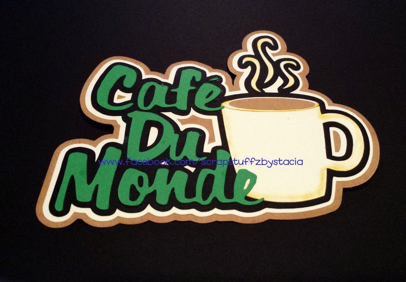 SVG DIGITAL FILE - New Orleans Cafe Du Monde Die Cut - Etsy