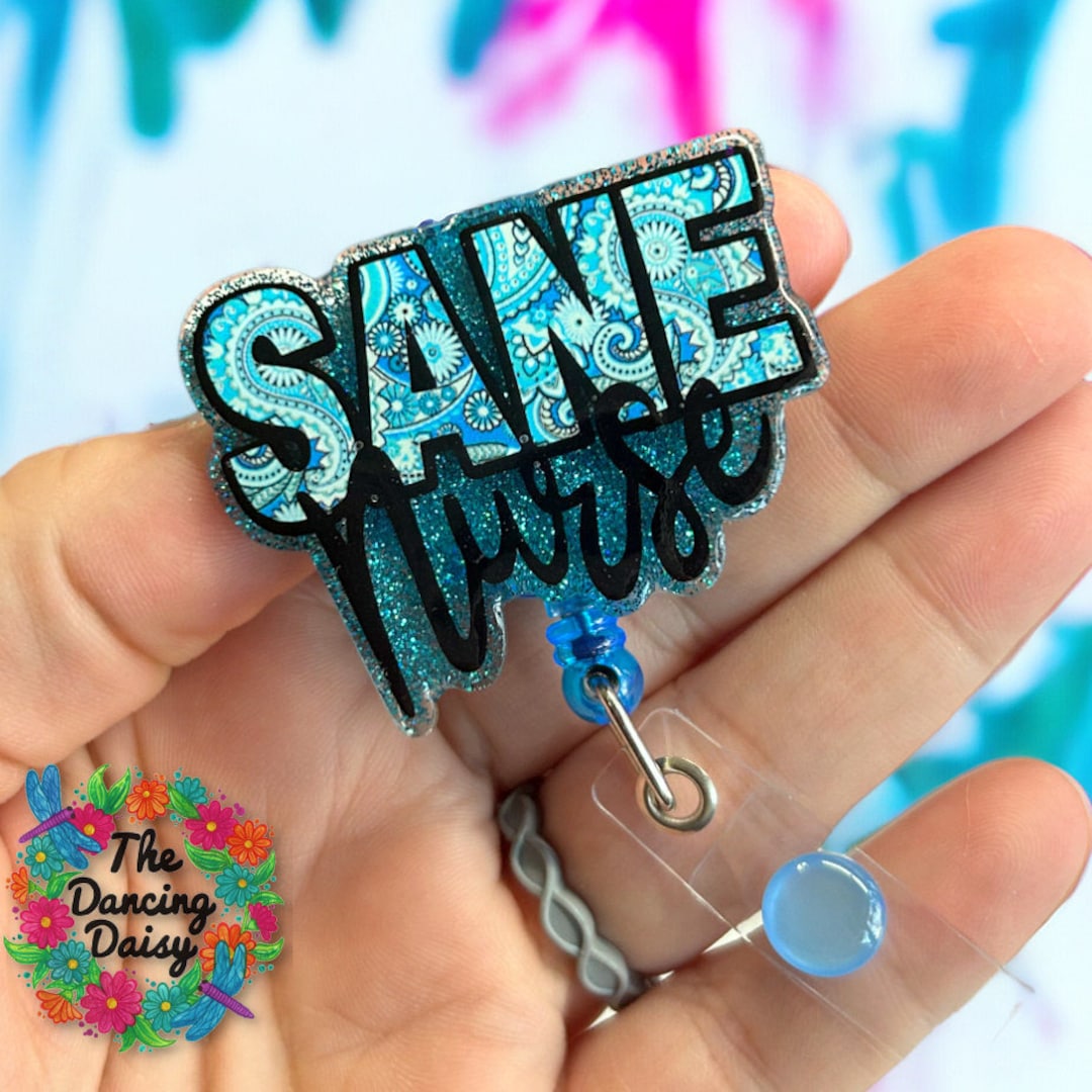 SANE NURSE - Sexual Assault Nurse Examiner - Custom Badge Reel - Etsy