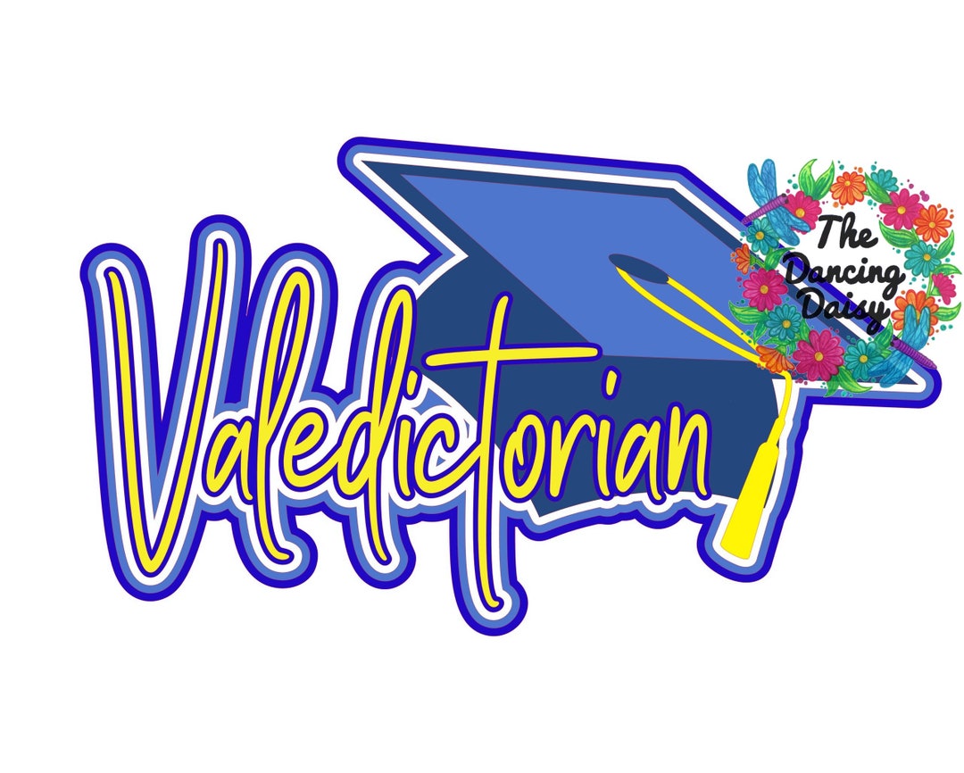 SVG DIGITAL FILE Valedictorian Graduation - Etsy