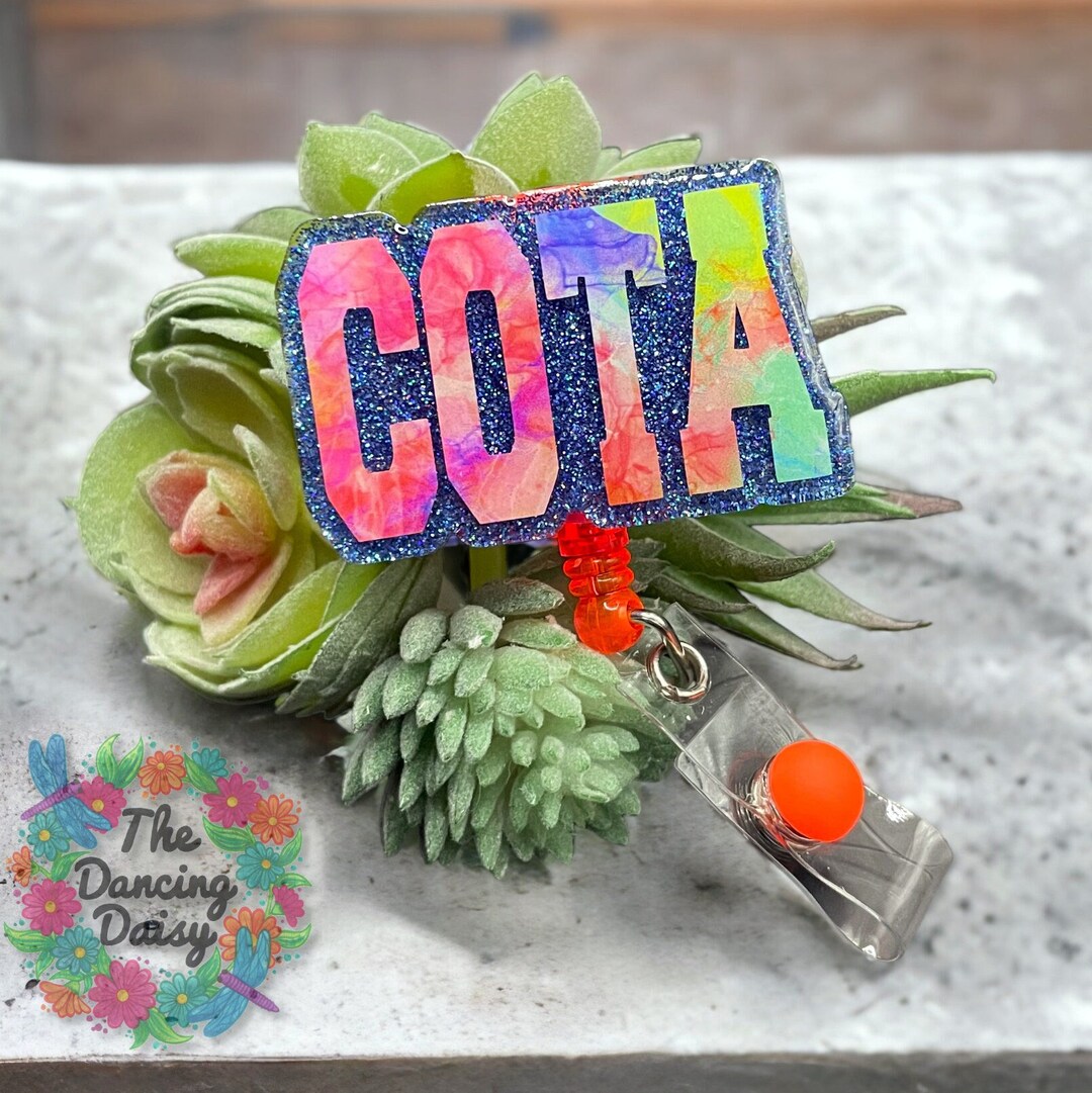 COTA Acronym/ Abbreviation Custom Badge Reel - Etsy