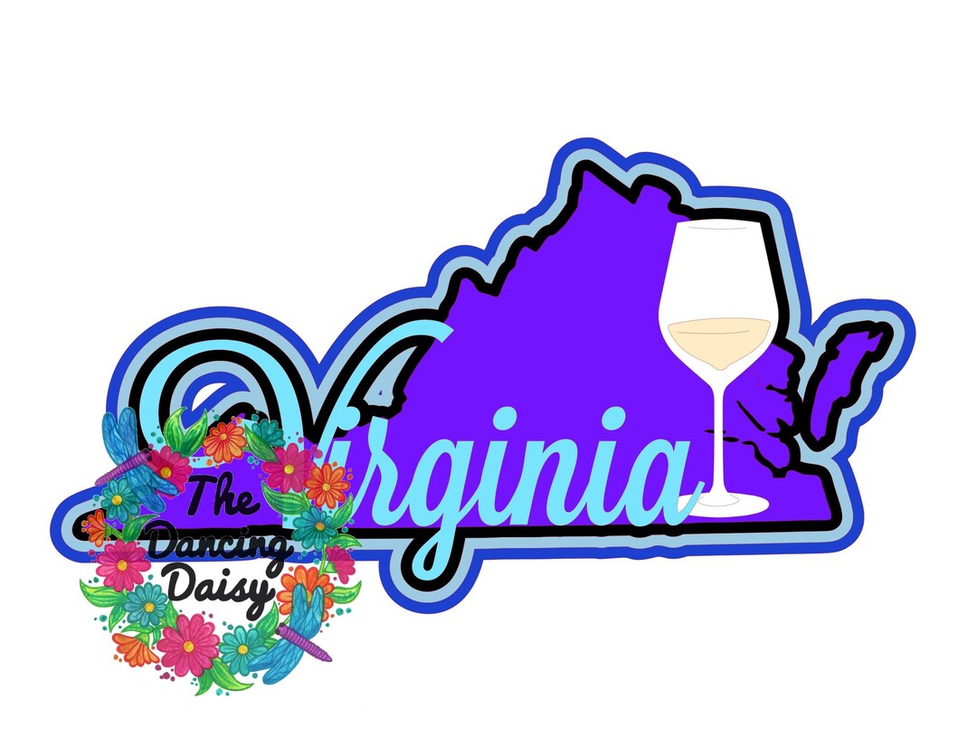 SVG DIGITAL FILE - Virginia - Etsy