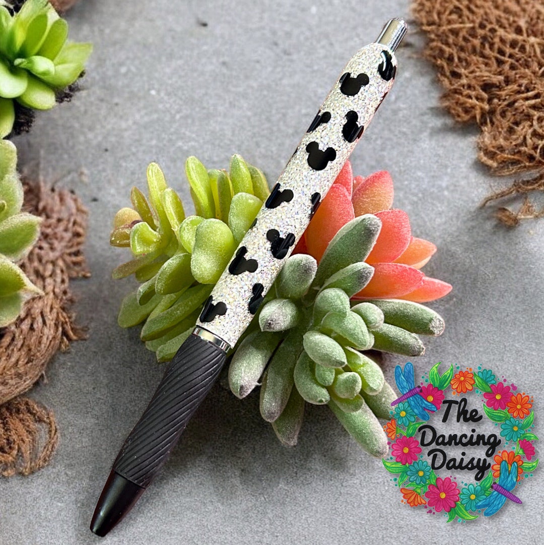 Refillable Mouse Head Pattern Glitter Epoxy Gel Pen - Etsy