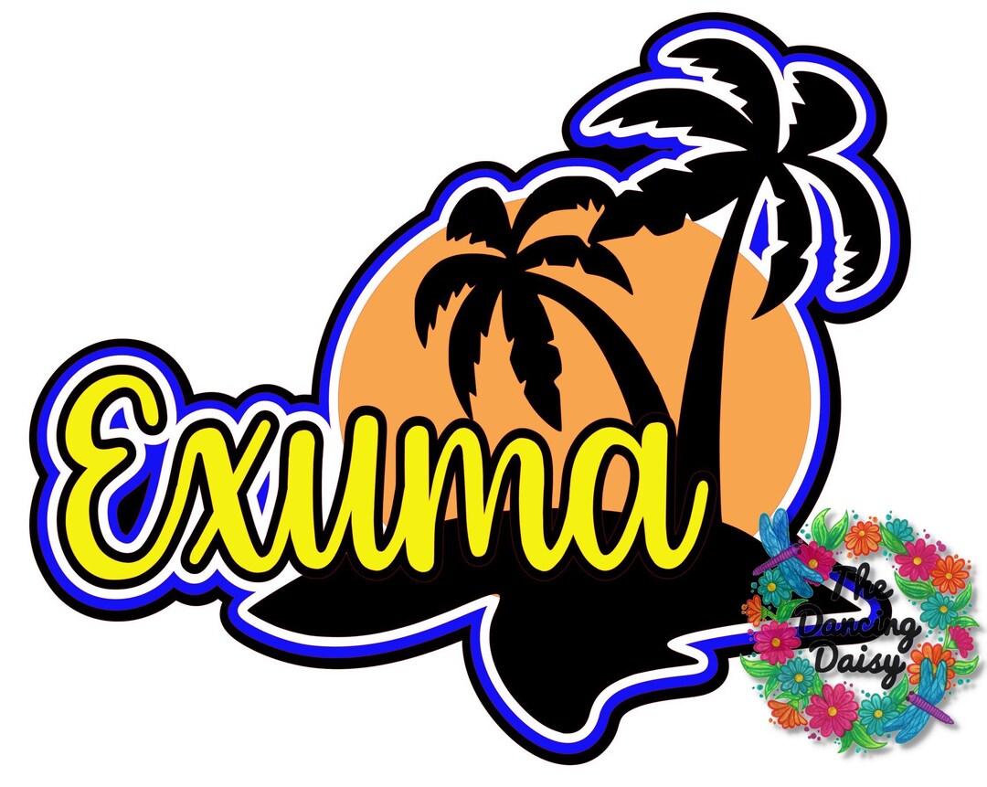 SVG DIGITAL FILE - Exuma Bahamas Vacation / Travel - Etsy