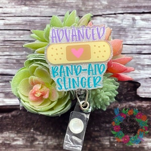 Advanced Band-aid Slinger - Badge Reel - Etsy