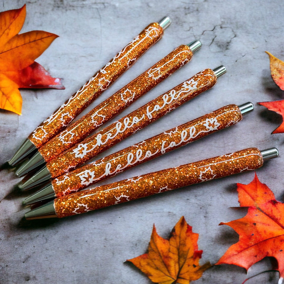 HELLO FALL Your Choice of Style Refillable Epoxy Pen - Etsy