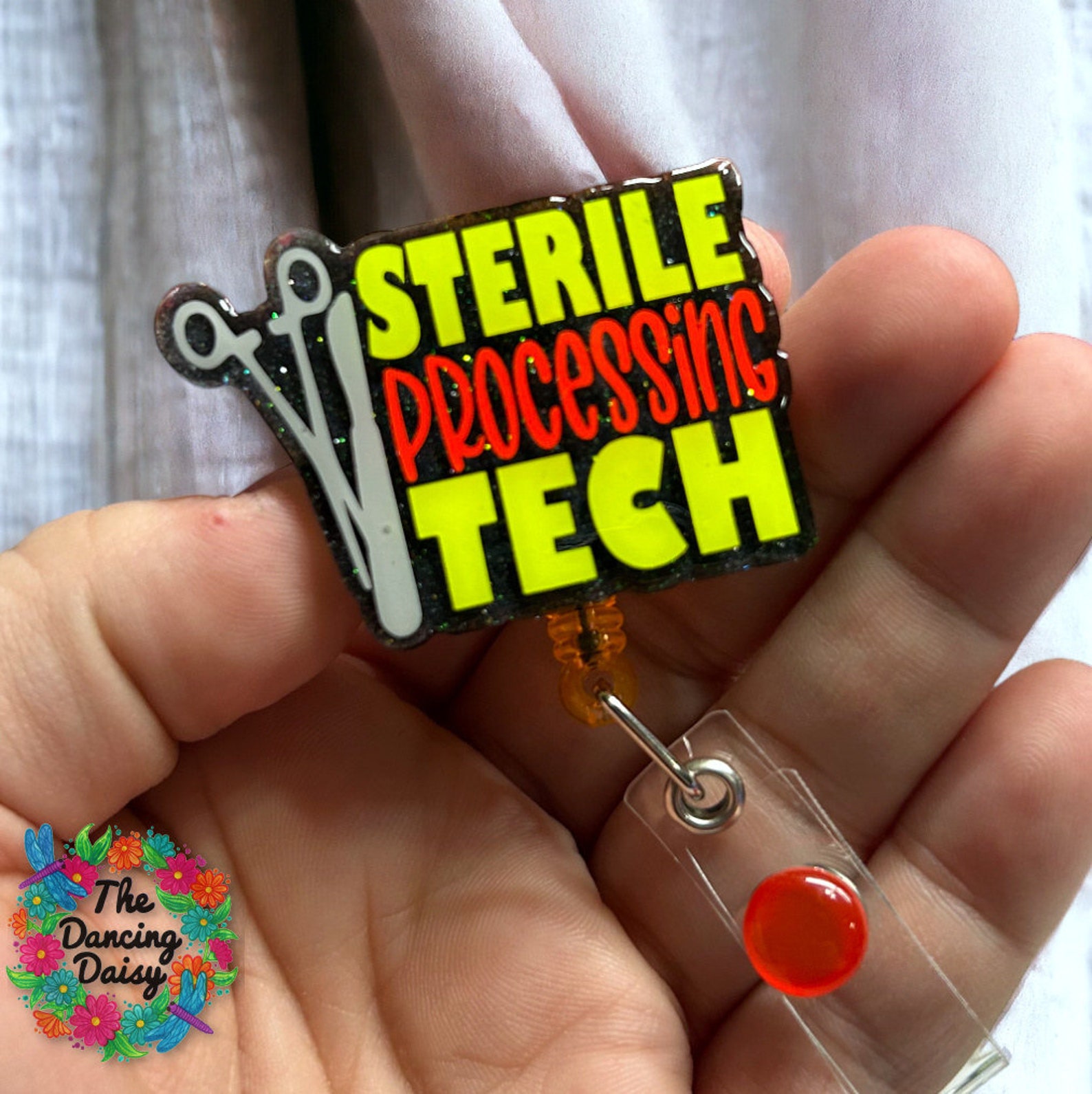 STERILE PROCESSING TECH - Custom Badge Reel - Etsy