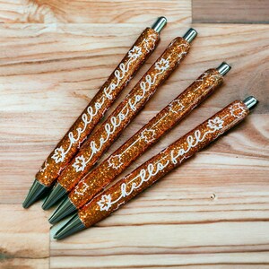 HELLO FALL Your Choice of Style Refillable Epoxy Pen - Etsy