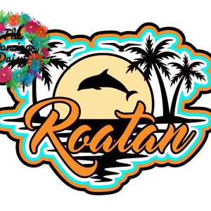 SVG DIGITAL FILE - Roatan - Cruise - Honduras - Etsy