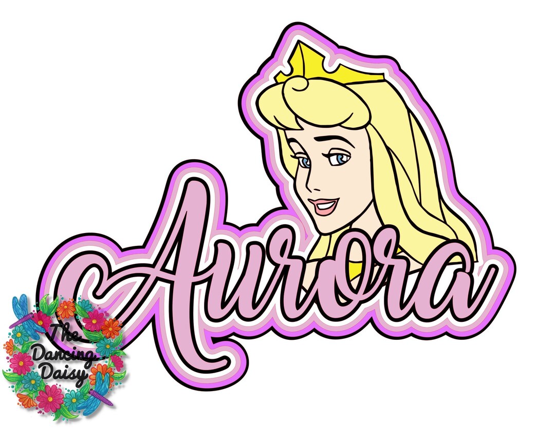 SVG DIGITAL FILE - Princess Aurora, Sleeping Beauty - Etsy