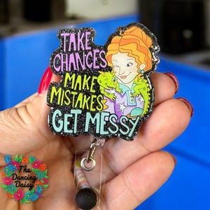 MRS. FRIZZLE - Get Messy Badge Reel - Teaching - Etsy