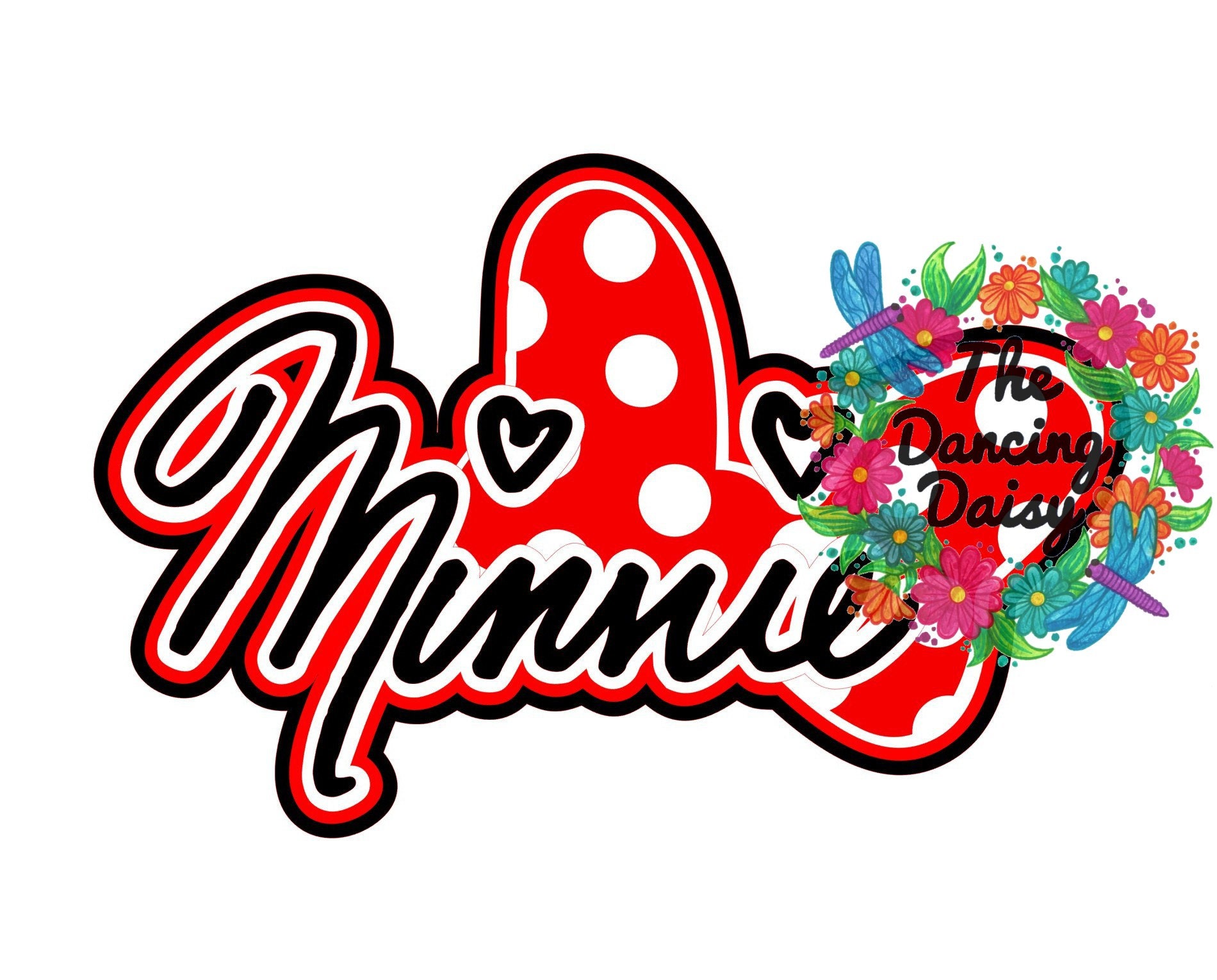 Minnie Mouse Name Logo