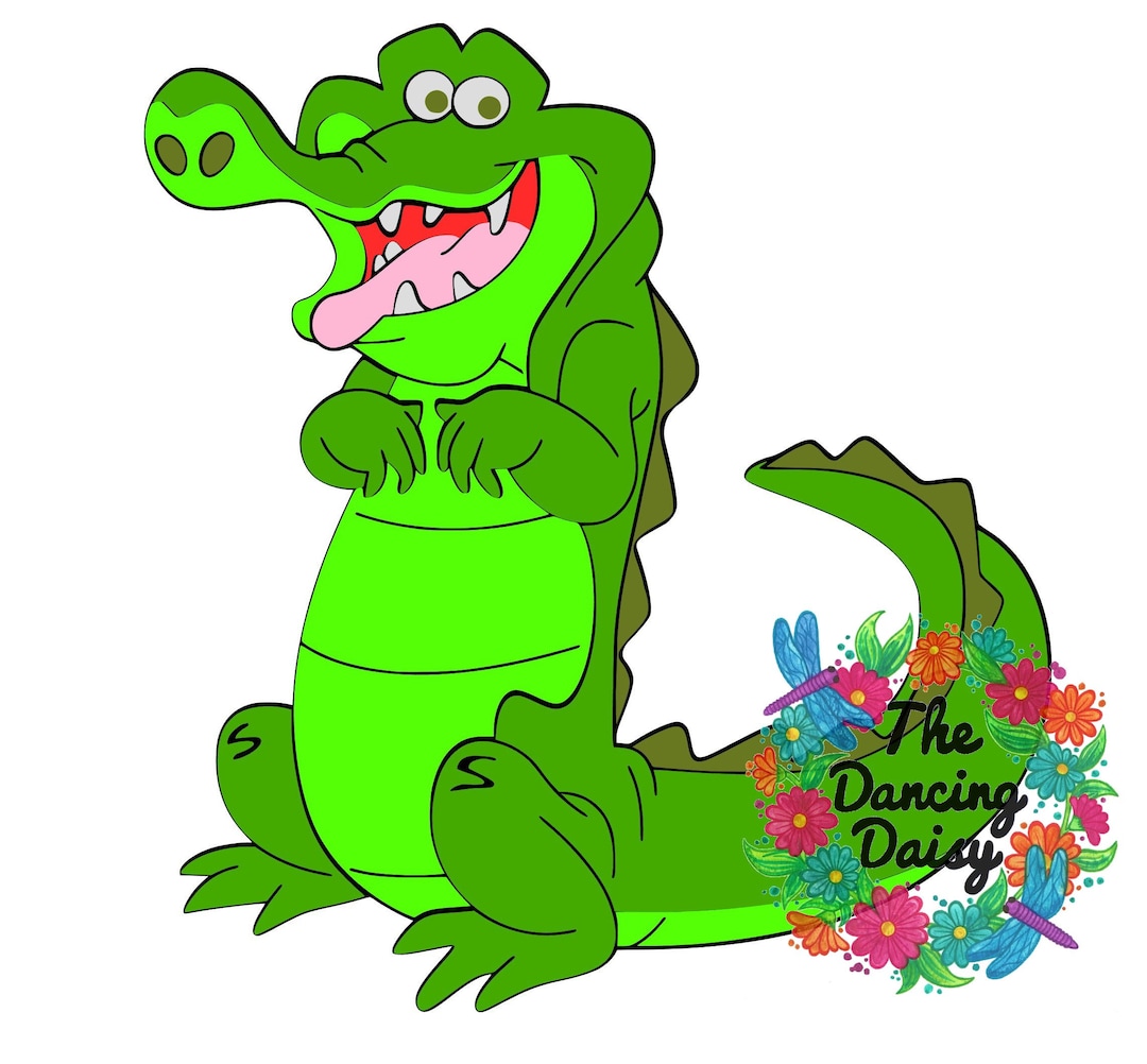 SVG DIGITAL FILE - Peter Pan Tic Toc Croc - Etsy