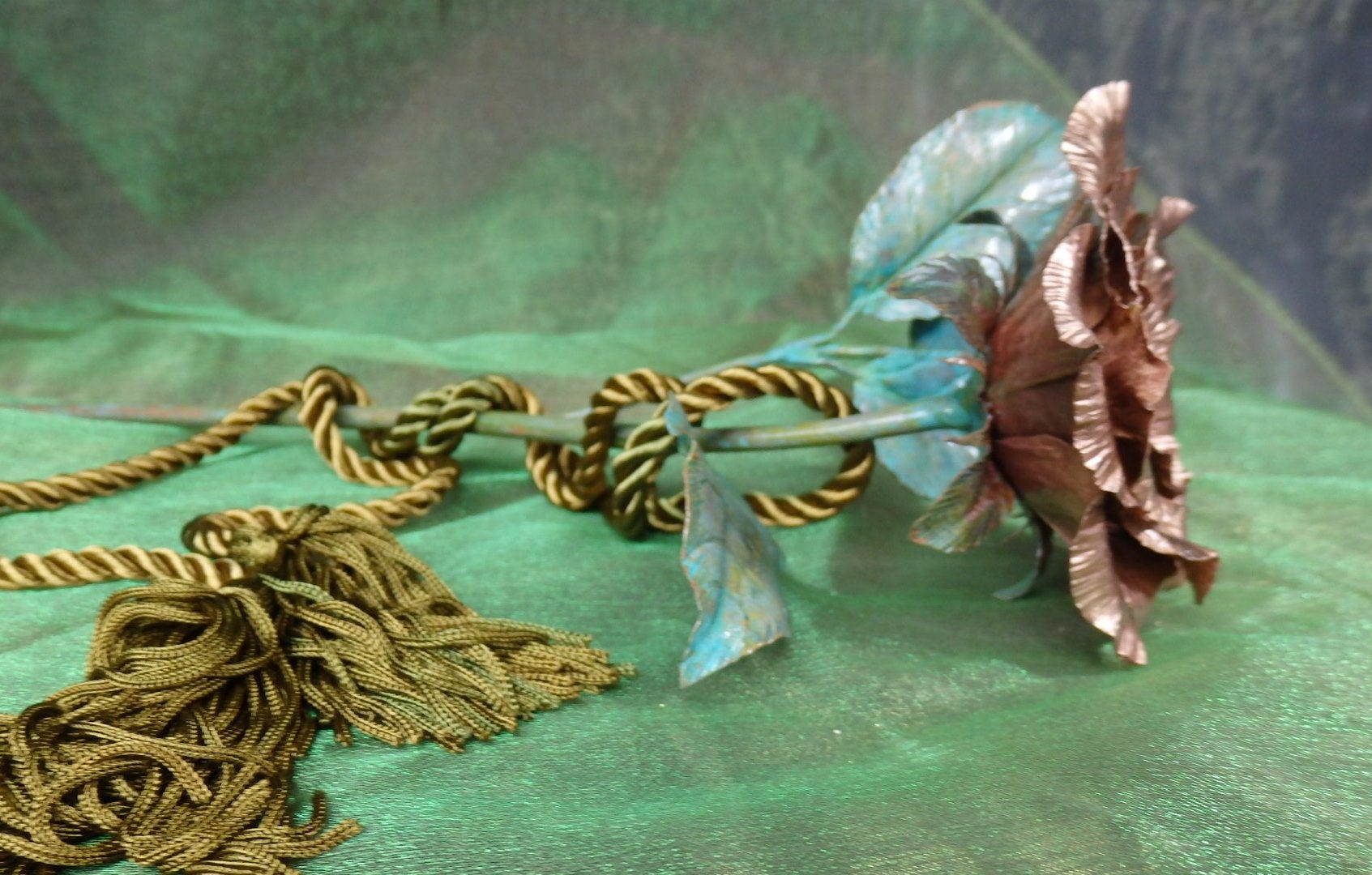 Eternity Rose in Bronze and Copper - Etsy