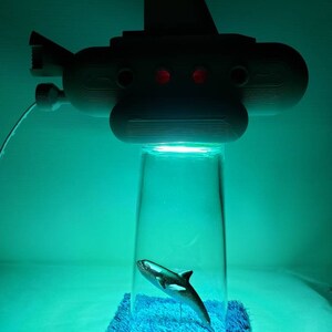 Submarine Desk Lamp Underwater Ocean Sea Life Bedroom Night Light Home ...