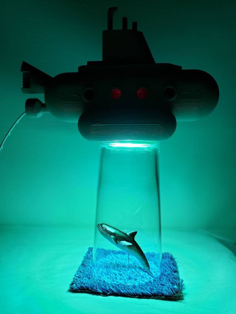 Submarine Desk Lamp Underwater Ocean Sea Life Bedroom Night Light Home ...