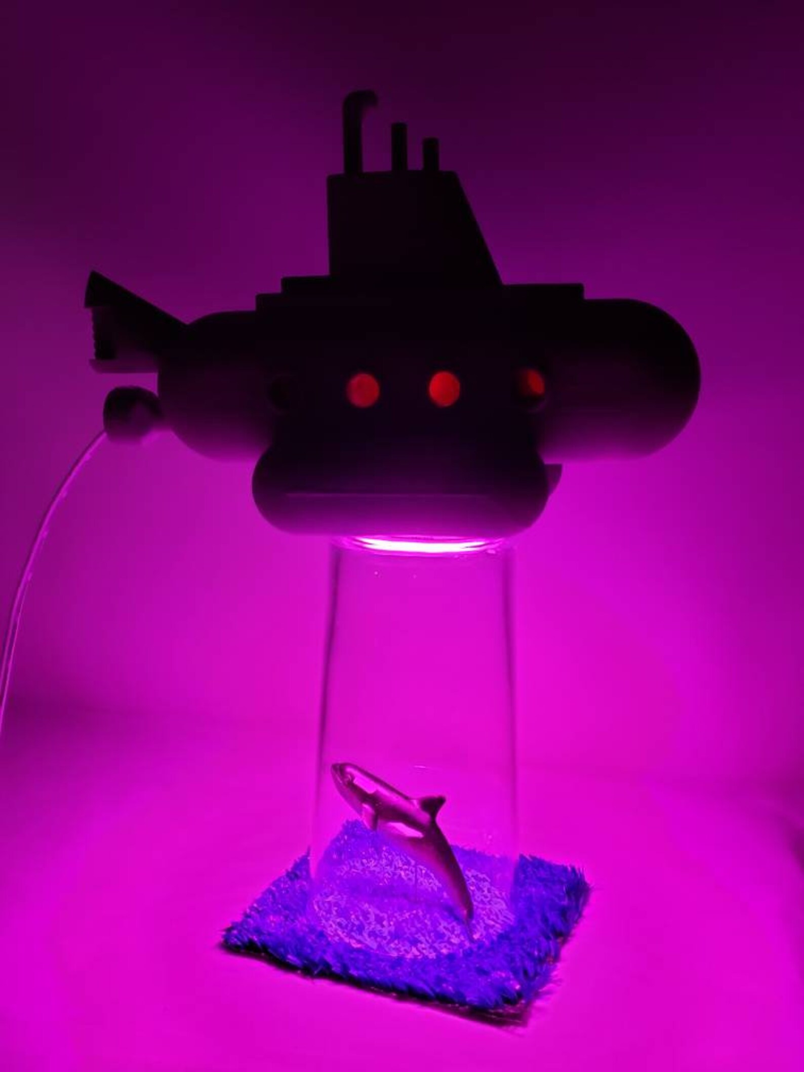 Submarine Desk Lamp Underwater Ocean Sea Life Bedroom Night Light Home ...