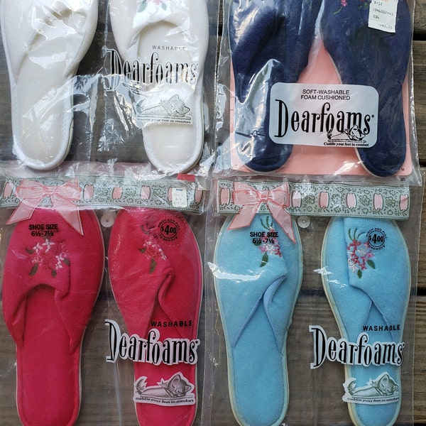 Vintage Slippers - Etsy