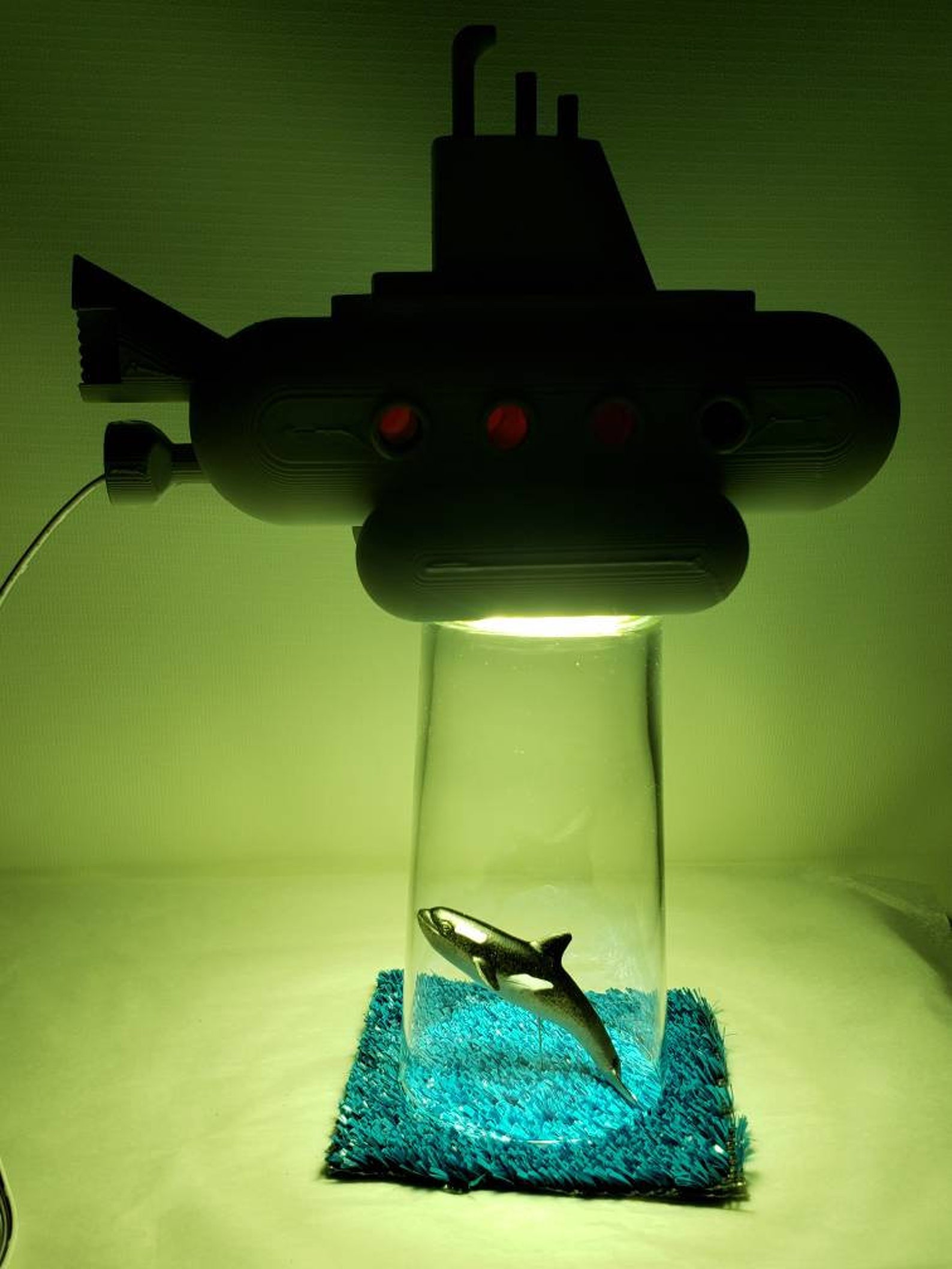Submarine Desk Lamp Underwater Ocean Sea Life Bedroom Night Light Home ...
