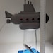 Submarine Desk Lamp Underwater Ocean Sea Life Bedroom Night Light Home ...