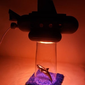 Submarine Desk Lamp Underwater Ocean Sea Life Bedroom Night Light Home ...