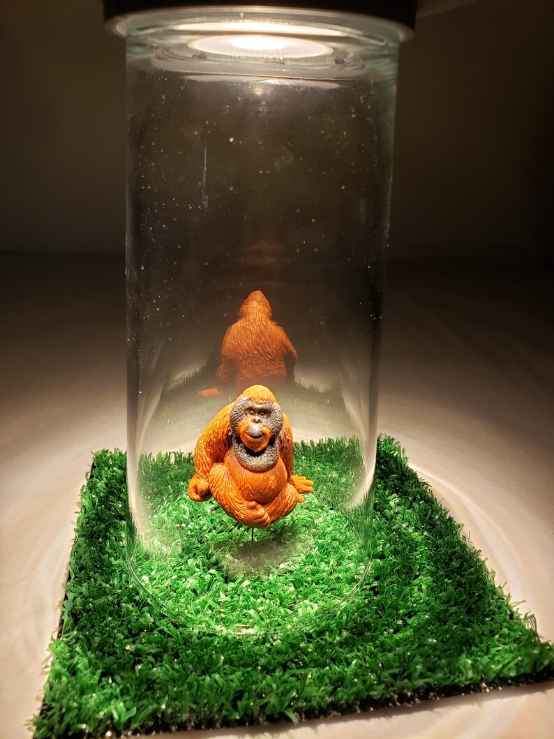 Silver UFO Alien Abduction Desk Lamp Sci Fi Spaceship | Etsy