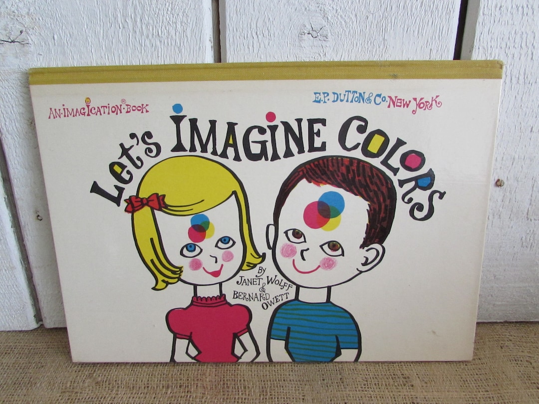 Childrens Book Let's Imagine Colors Book by Janet Wolff & - Etsy
