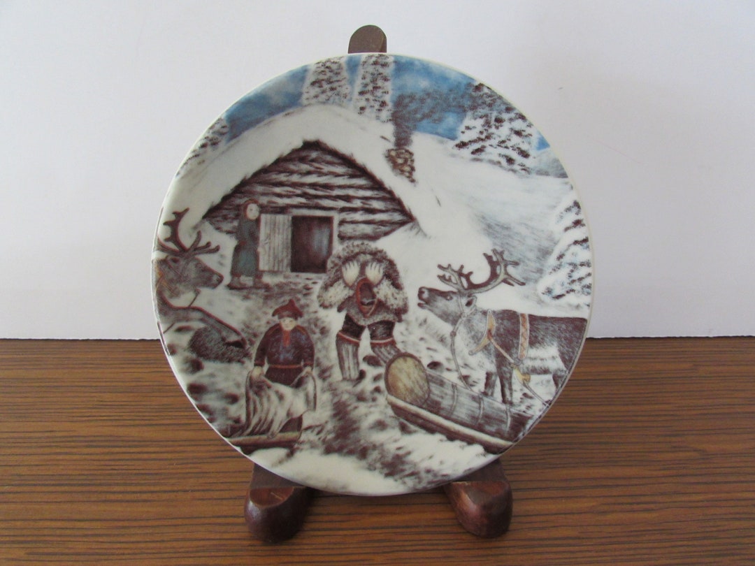 Arabia Finland, Arabia Finland Plate, Decorator Plates, A Giant Man ...