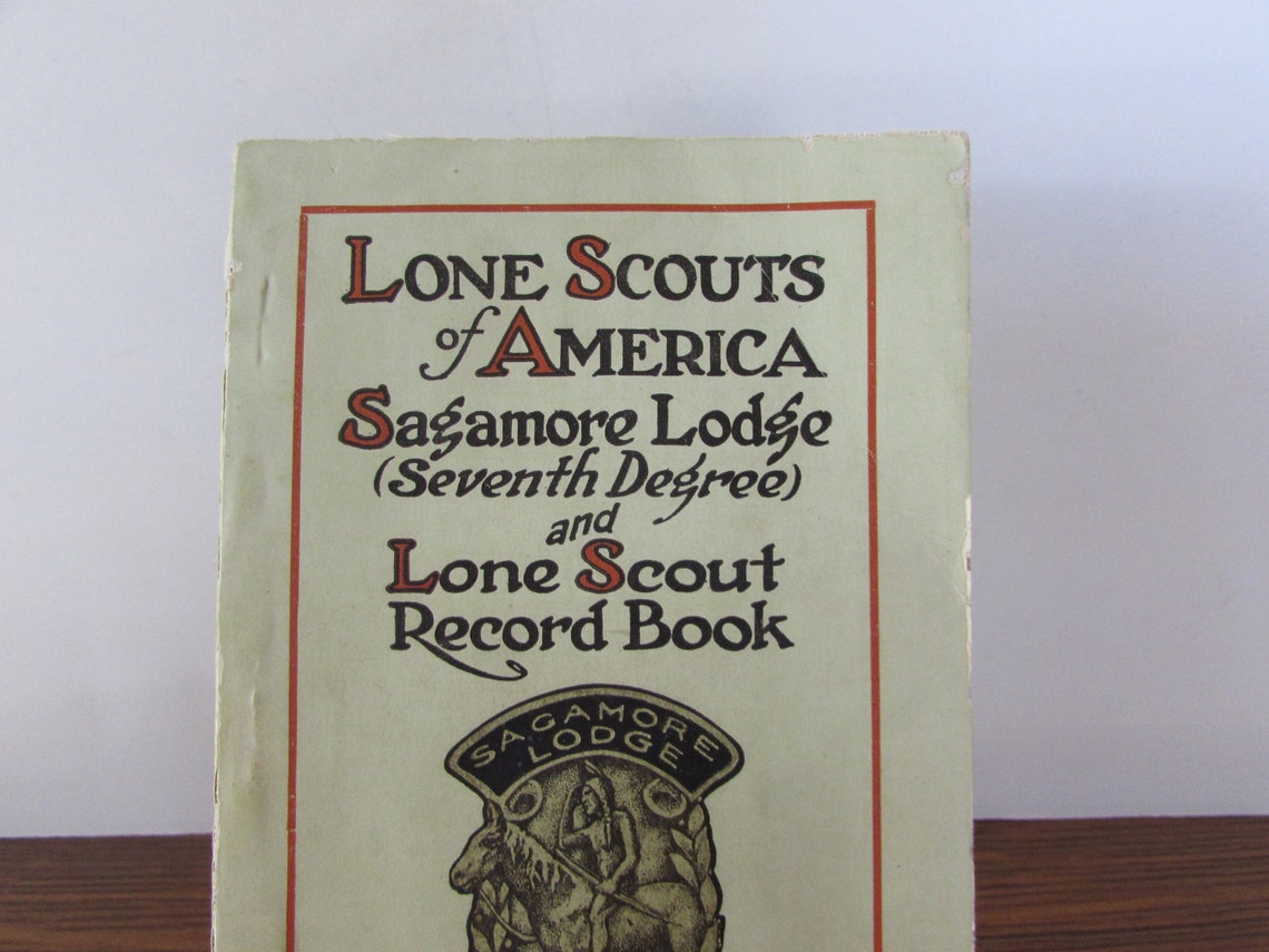 1918 Long Scout Book Antique Lone Scouts of America Handbook - Etsy UK