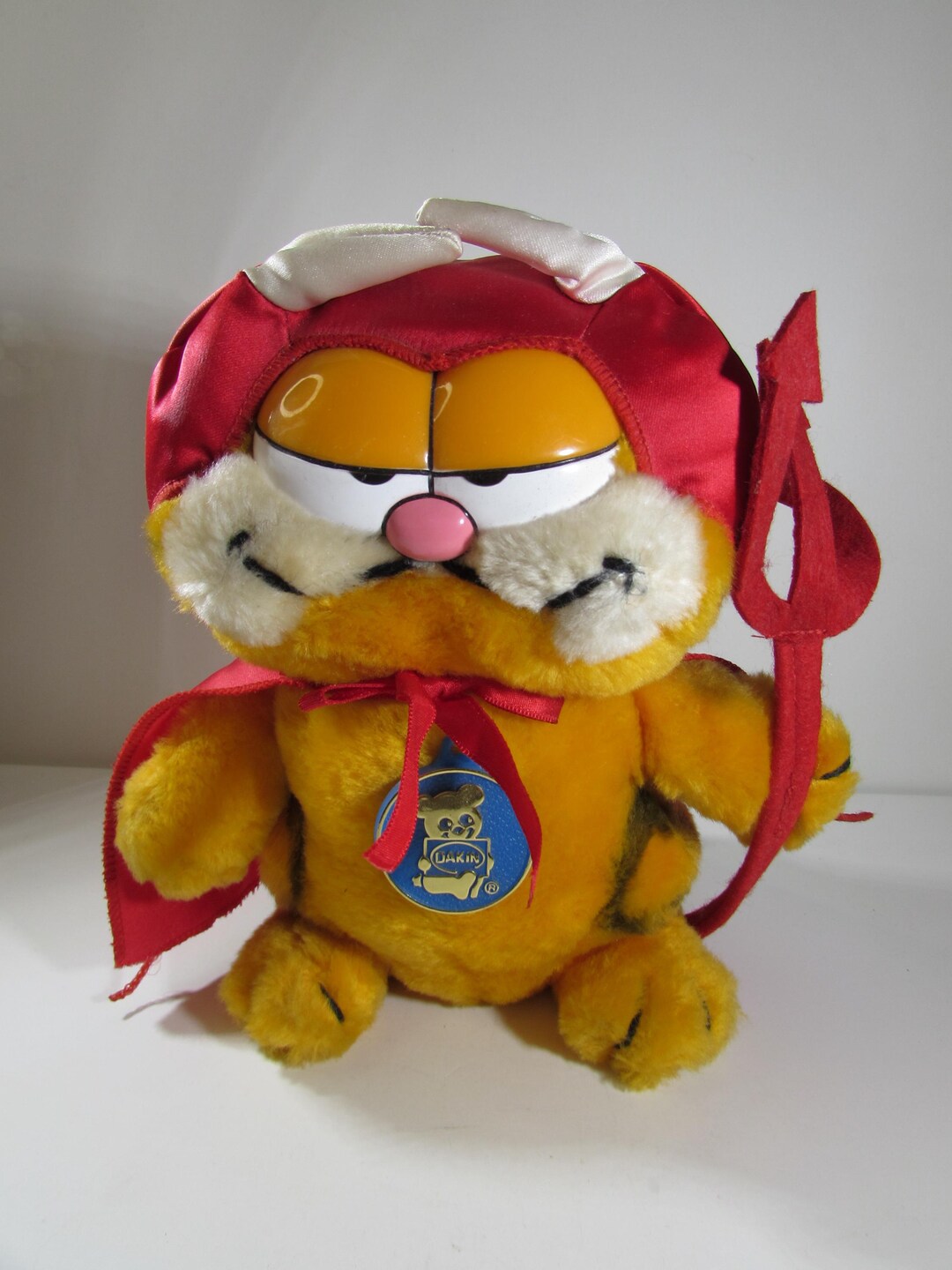Toys, Plush Toys, Vintage Dakin Garfield Plush Toy, Dakin Garfield Devil Plush Toy, 1981 ...