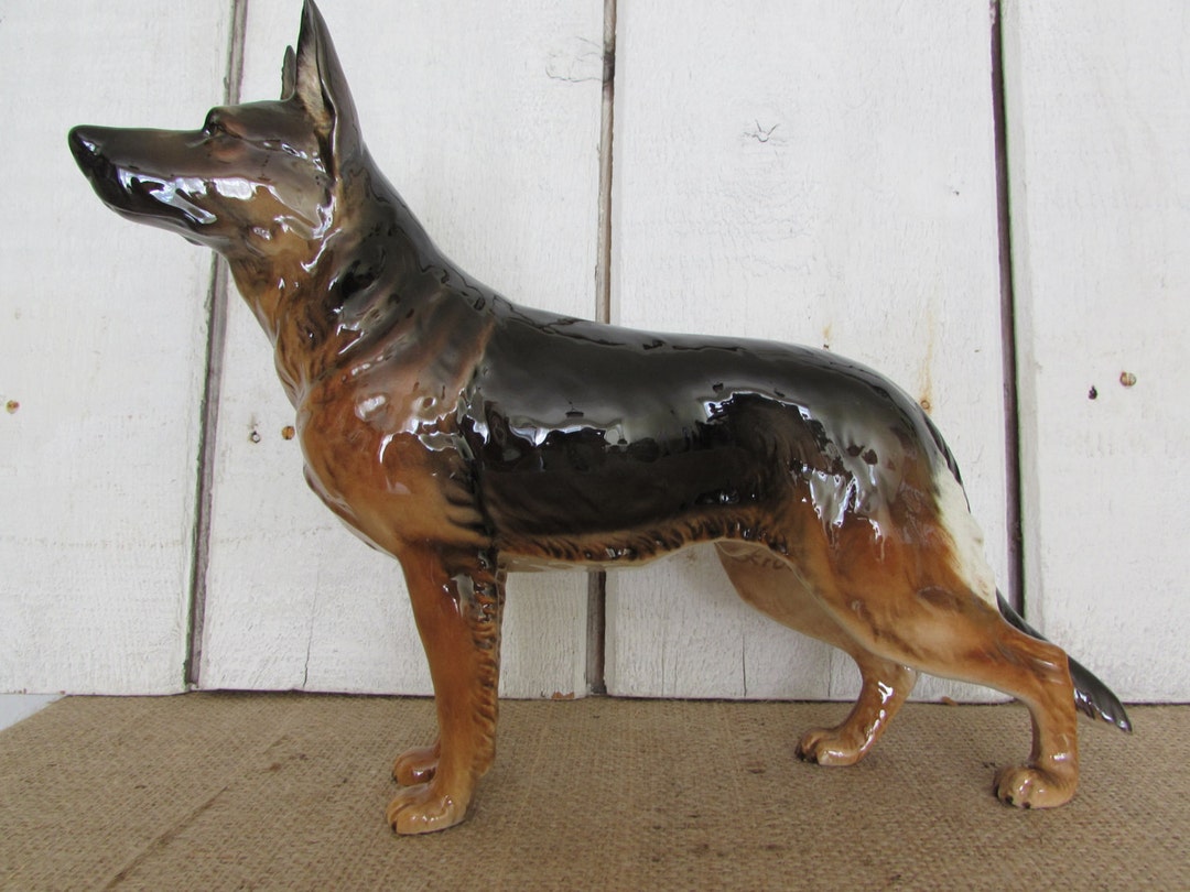 Rare Goebel German Shepherd Figurine: Large Handsigned Krobek Dog - Etsy