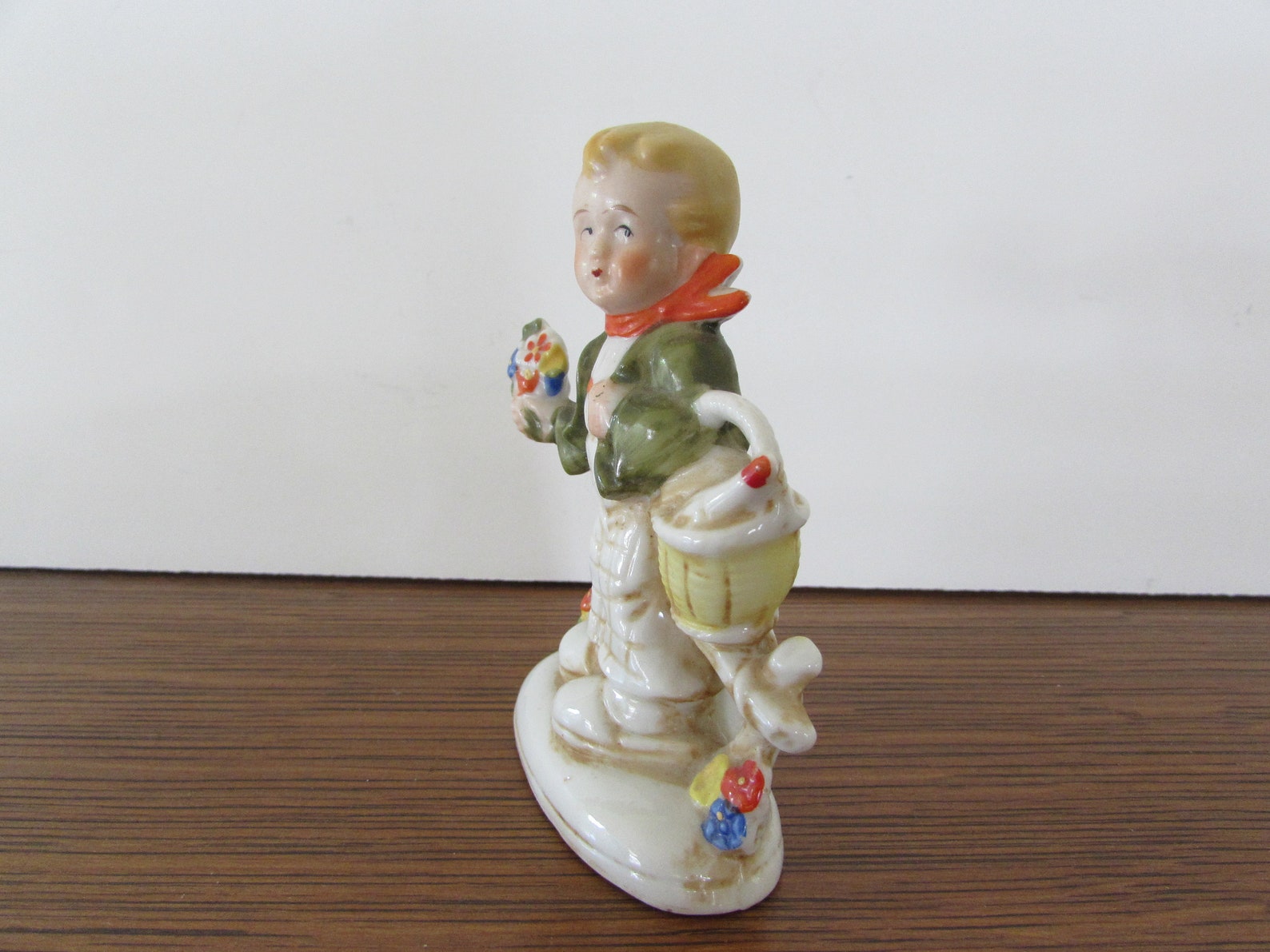 Vintage Figurines Boy Bouquet Figurine Vintage Boy With - Etsy