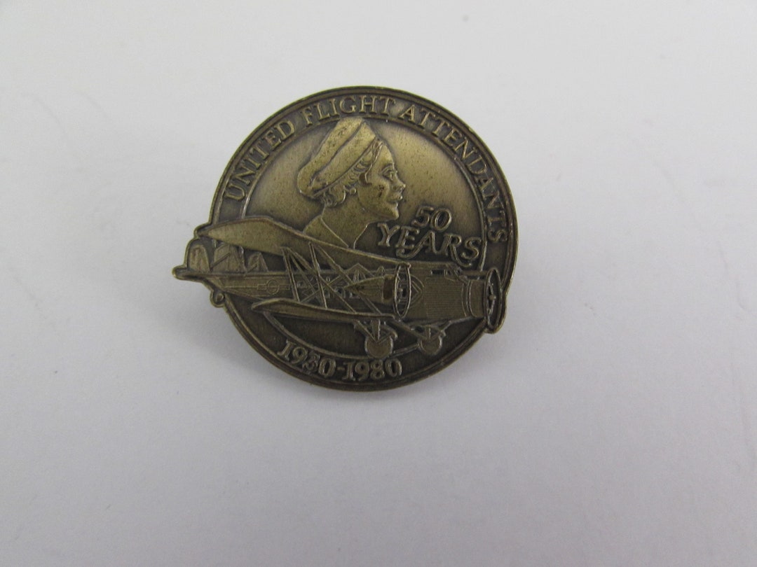 Flight Attendant Pin, United Flight Attendant Pin, United Flight ...