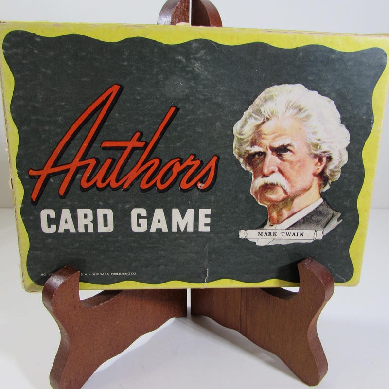Authors Card Game - Etsy