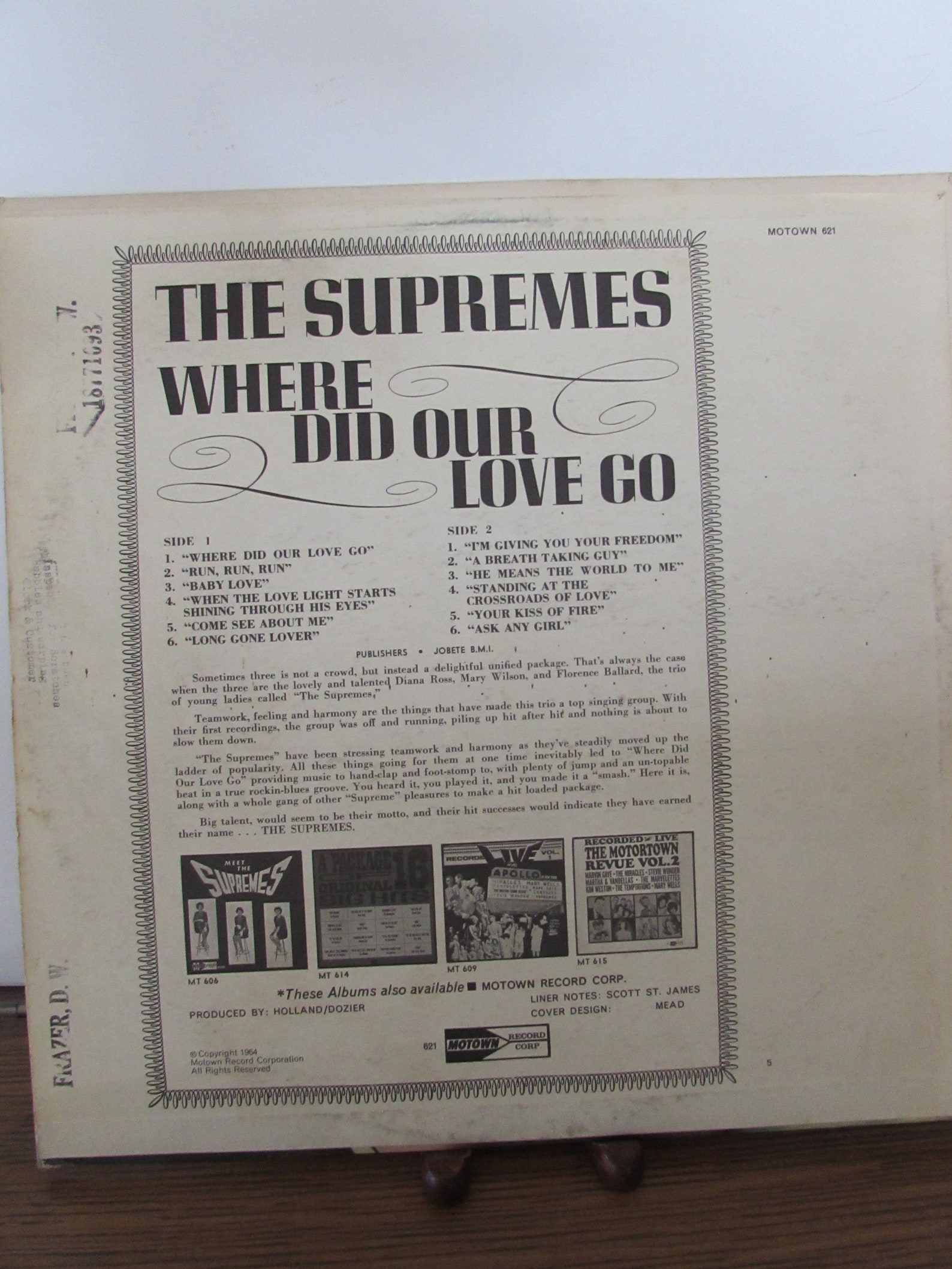 1964 the Supremes LP 1964 LP the Supremes Album 1964 the | Etsy