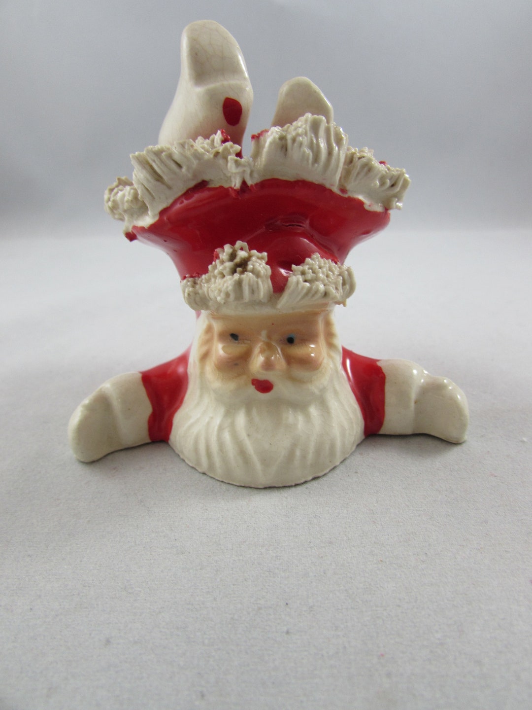 Christmas Decor, Napco Tumbling Santa Figurine, Napco Tumbling Santa ...