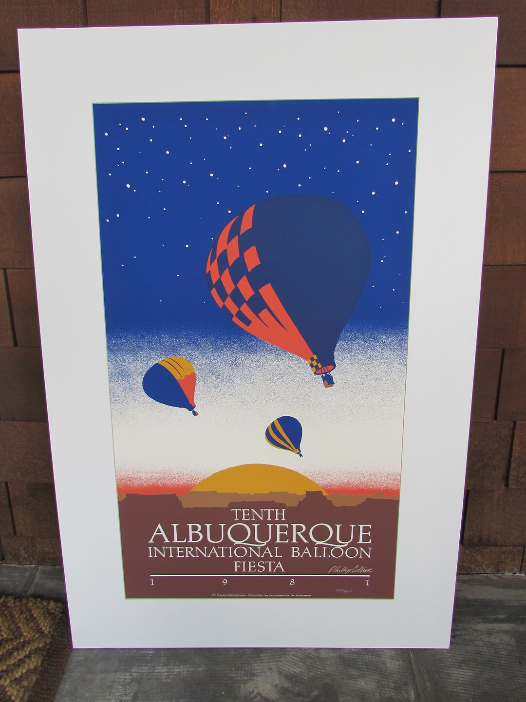 Albuquerque Poster, 1981 Albuquerque Balloon Fiesta Poster, Vintage ...
