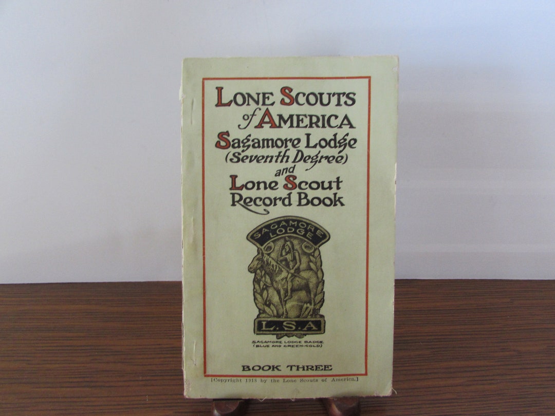 1918 Long Scout Book Antique Lone Scouts of America Handbook - Etsy UK