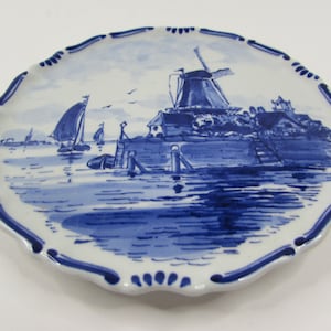 Delft, Vintage Delft Wall Decor, Signed Delft Wall Decor/hot Plate ...