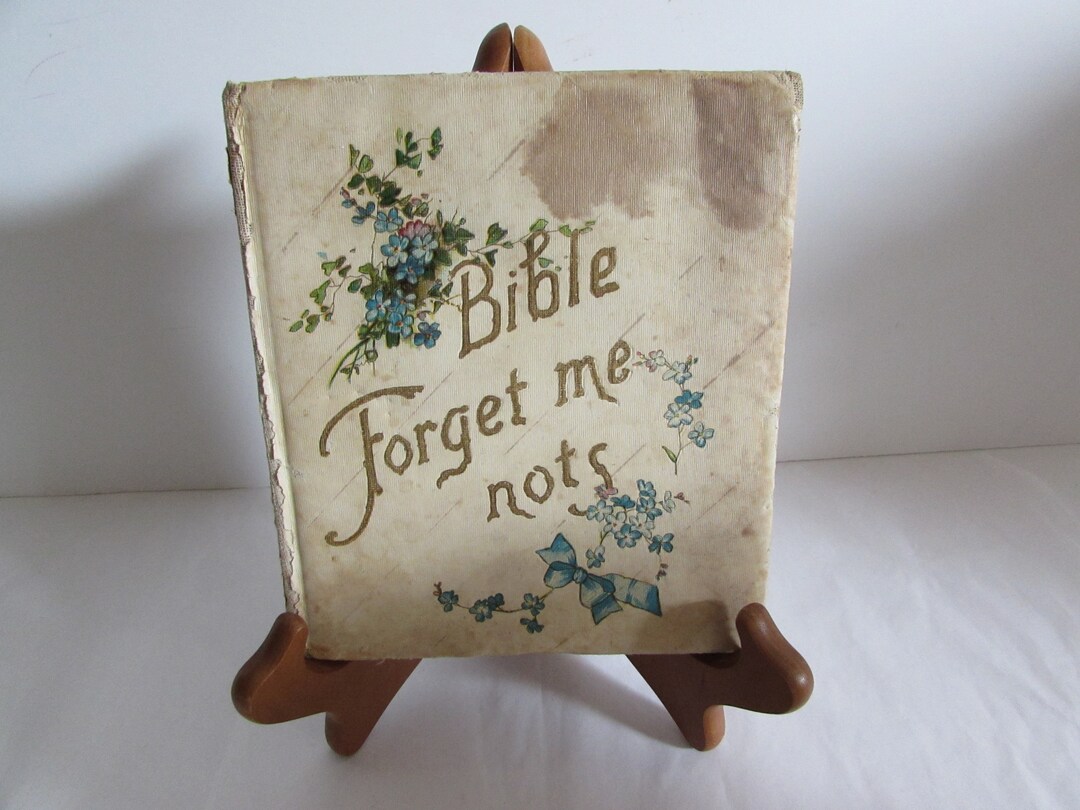 Antique "bible Forget Me Nots" Book, 1898 Religious Quotes - Etsy