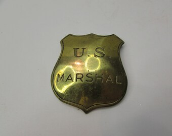 Marshal Badge - Etsy