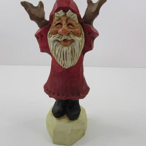 Christmas Decor, David Frykman "oh, the Joy" Santa Claus Figurine ...